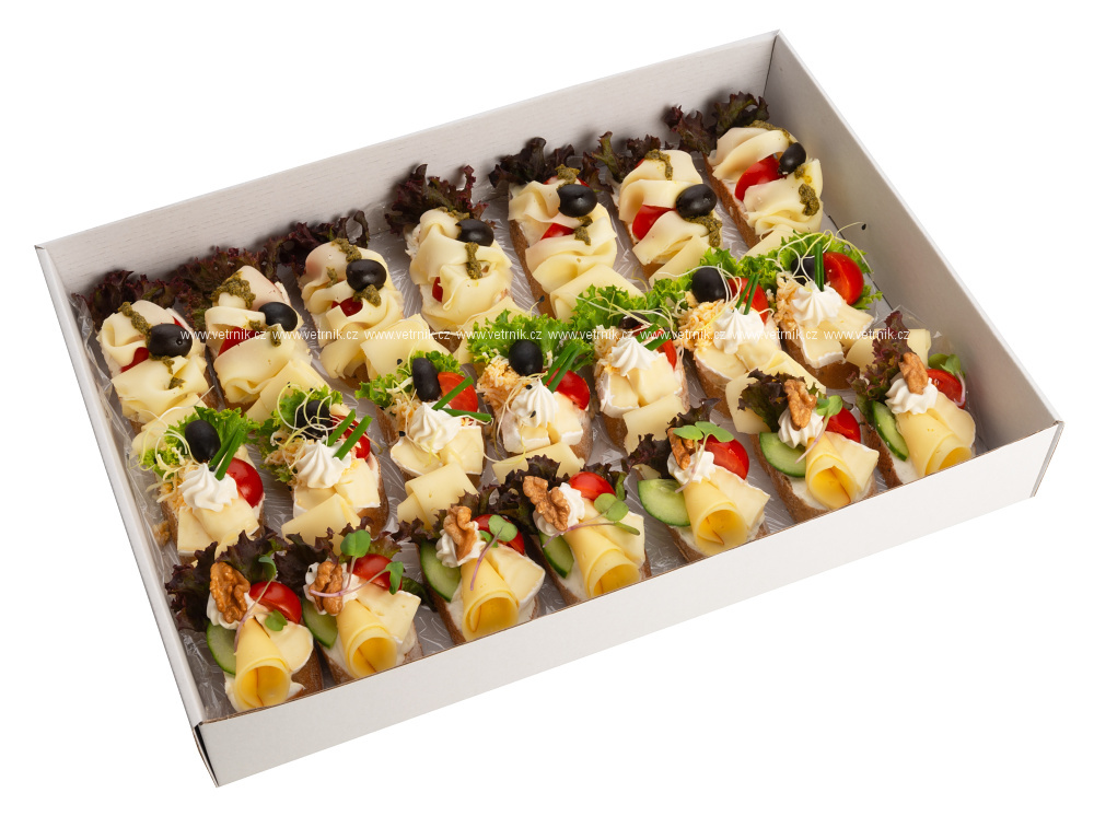 MINIchlebíčky - Set Vegetarián | Cukrárna Větrník Brno